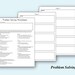 Printable Problem Solving and Brainstorming Worksheets | Etsy