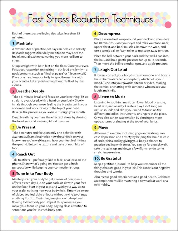 Relaxation Techniques Handout