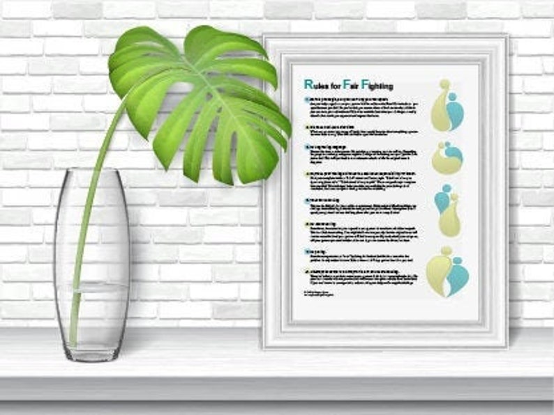 Fair Fighting Rules Printable - Etsy