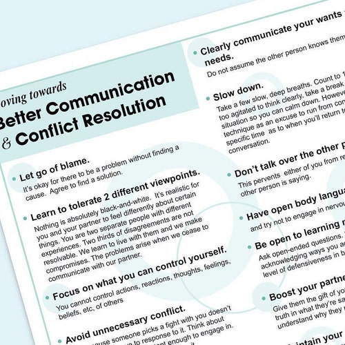 Communication and Conflict Resolution Skills - Etsy