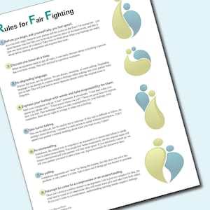 Fair Fighting Rules Printable - Etsy