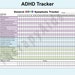 ADHD Symptoms and Medication Tracker, Letter and A4 - Etsy Australia