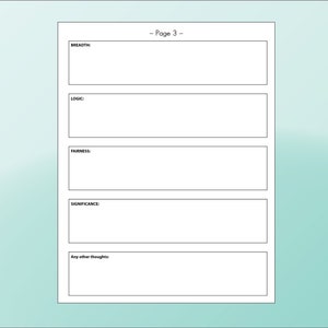 Printable Problem Solving and Brainstorming Worksheets - Etsy