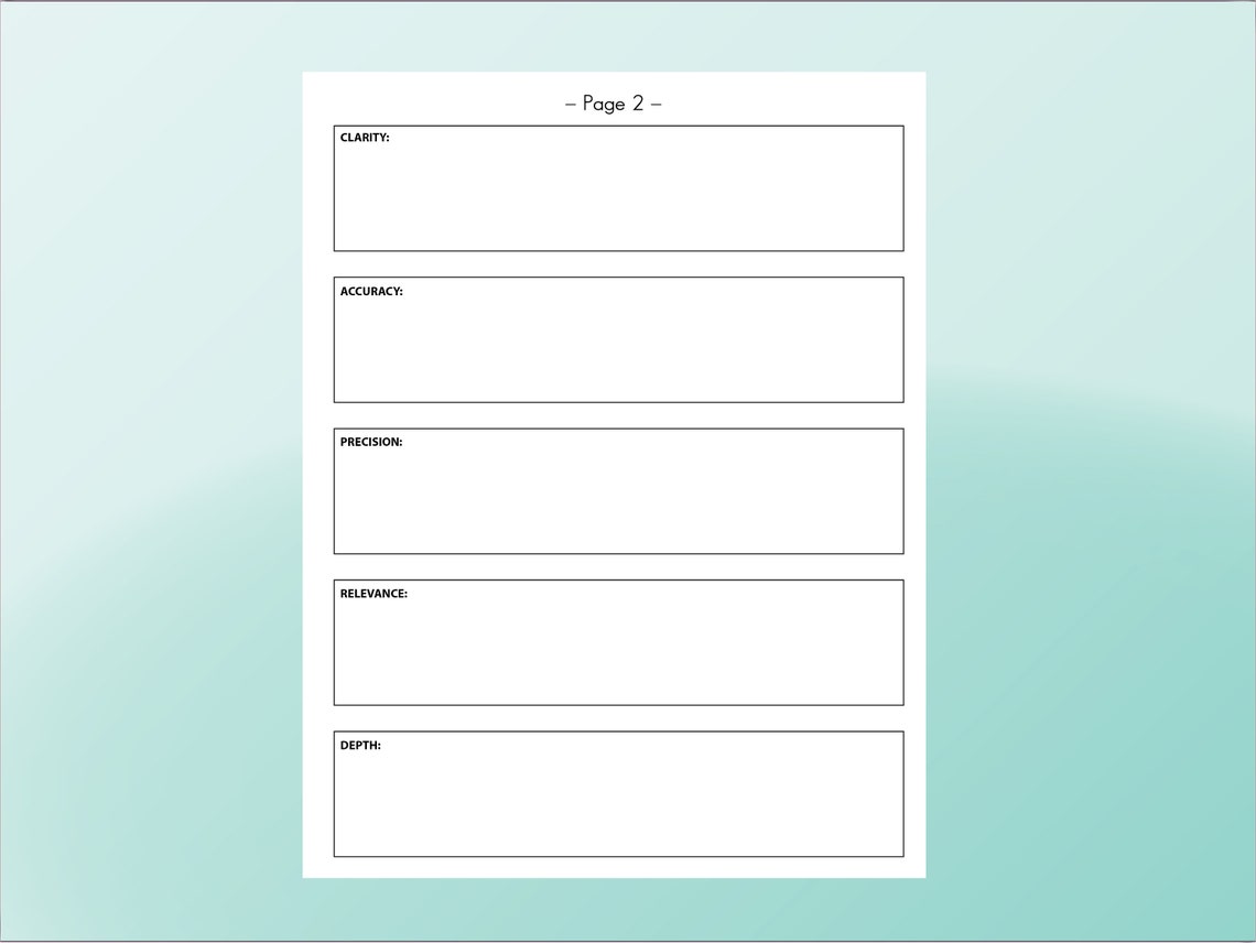 Printable Problem Solving and Brainstorming Worksheets - Etsy