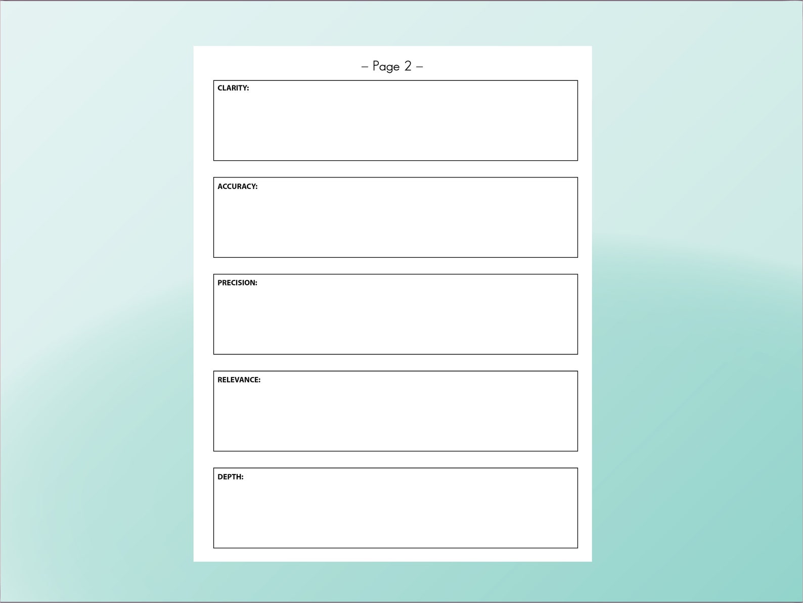 Printable Problem Solving and Brainstorming Worksheets - Etsy