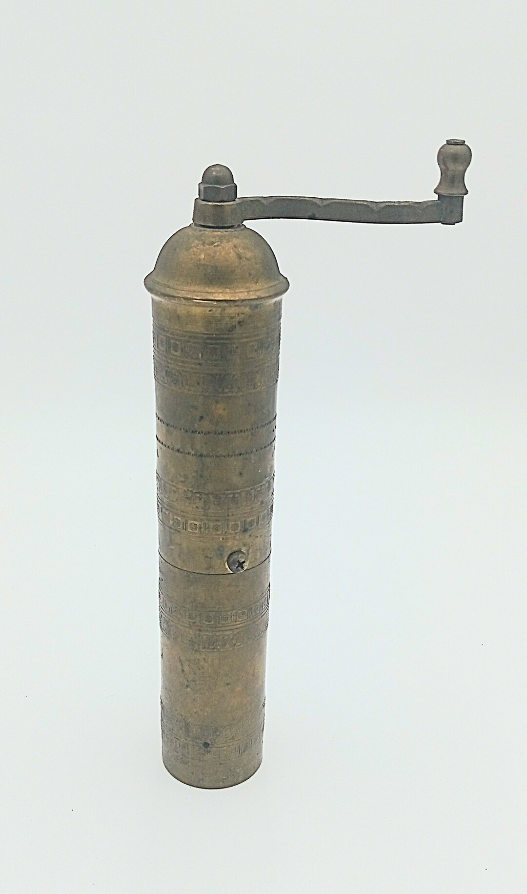 VINTAGE GREEK BRASS Ginder Coffee / Spice / Salt Pepper Mill - Etsy