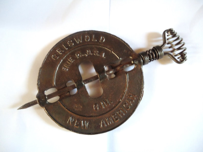 Griswold Wood Stove Damper-new American/ Vintage Wood Stove/ 6in ...
