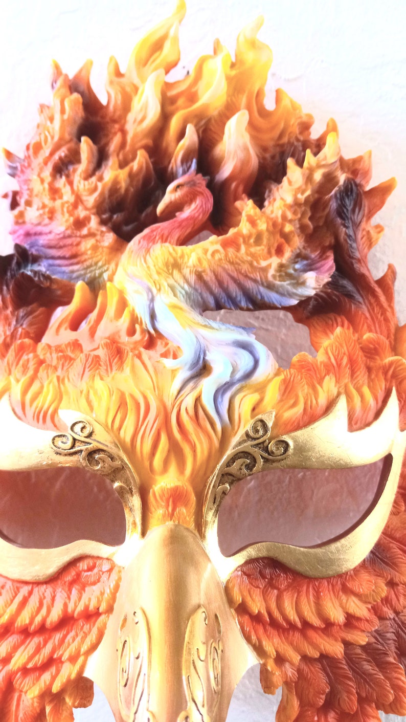 Phoenix Veronese Design Collectable Mask/ Fantasy Wall Art - Etsy