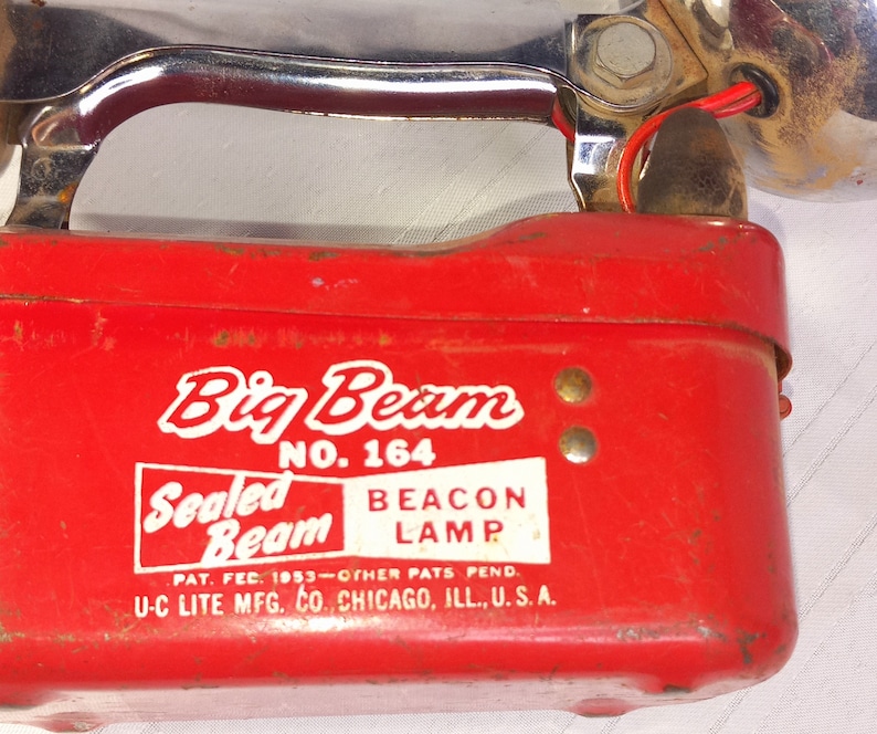 Vintage Flashlight Big Beam NO. 164 Beacon Lamp Lantern Chicago, ILL ...