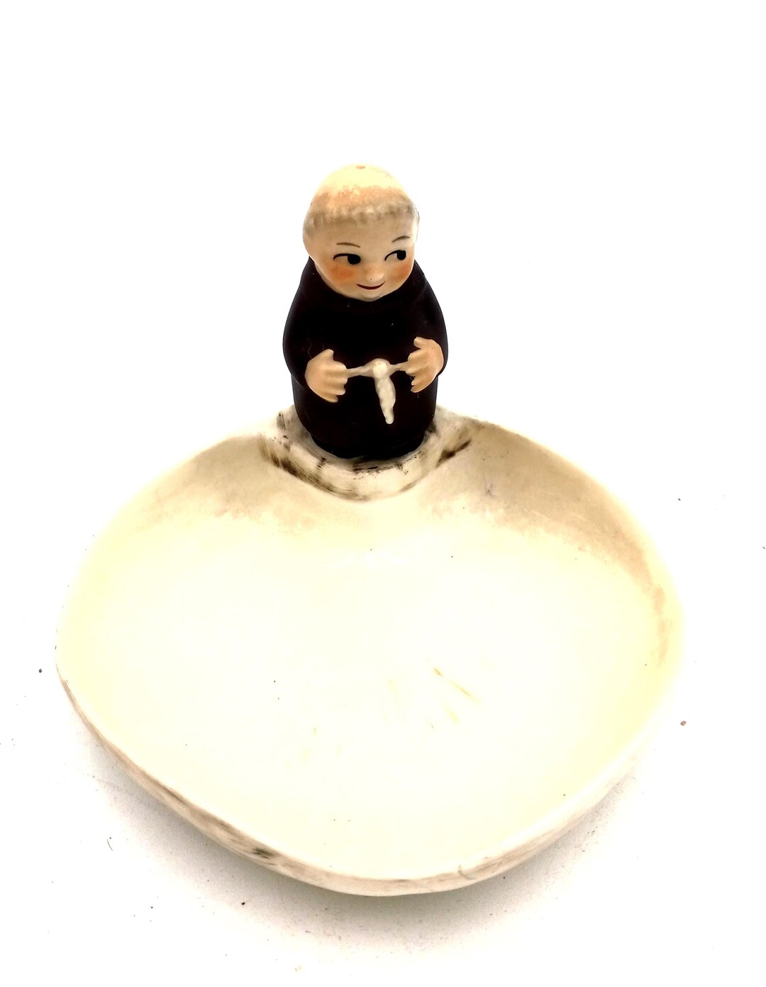 Vintage West Germany Monk Trinket Dish/ Candy Dish/ Goebel Friar Tuck ...
