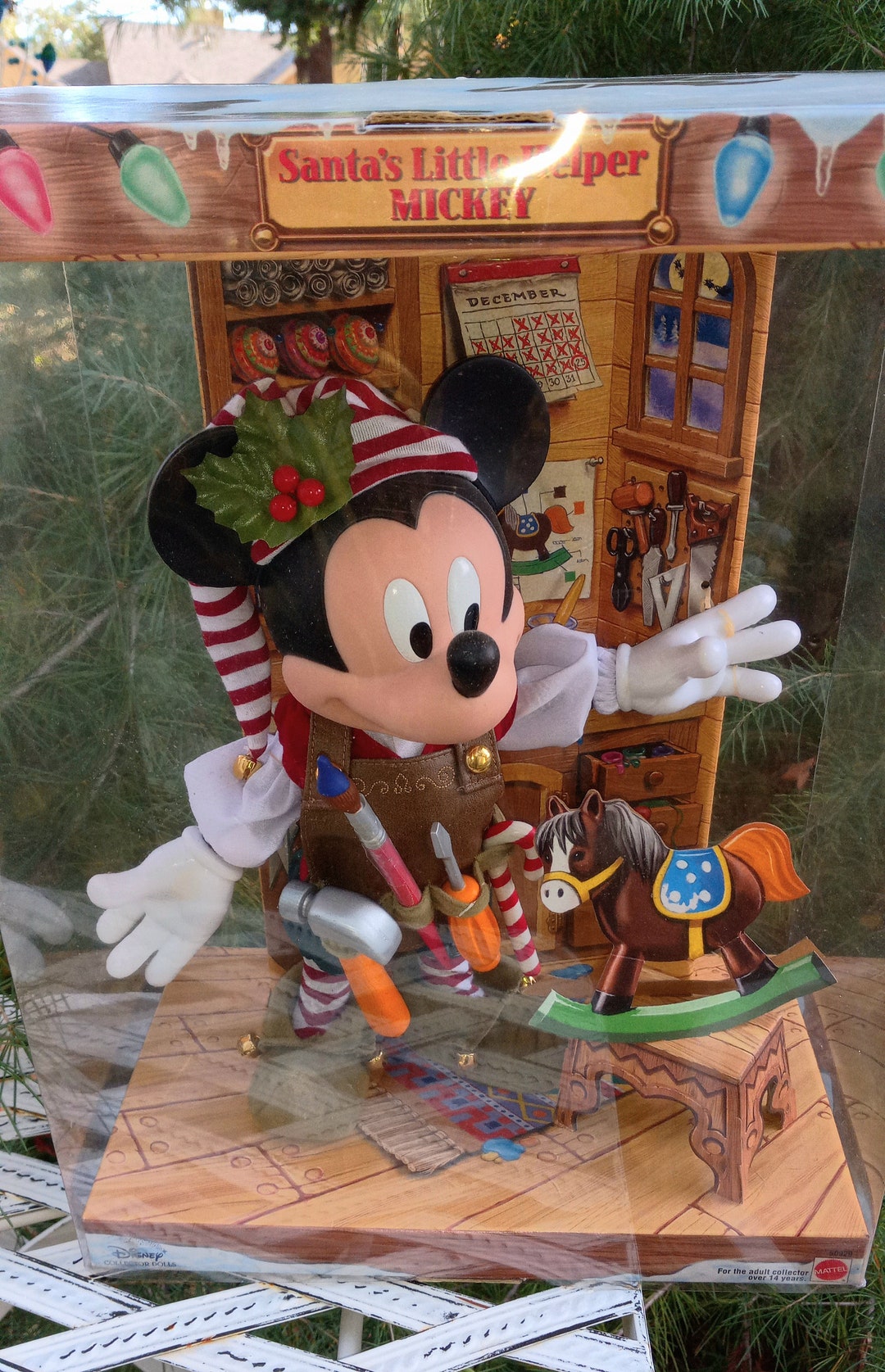 Disney Santa’s Little Helper Mickey Mouse Doll Original in Box Disney ...