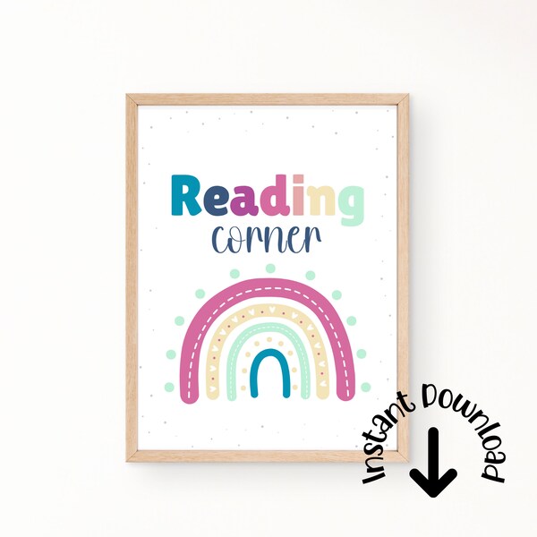 Reading Corner Sign - Etsy