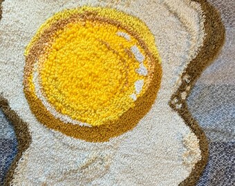 Fried Egg Rug - Etsy