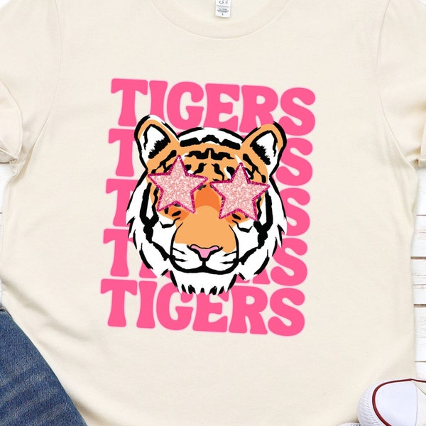 Preppy Tiger Svg - Etsy