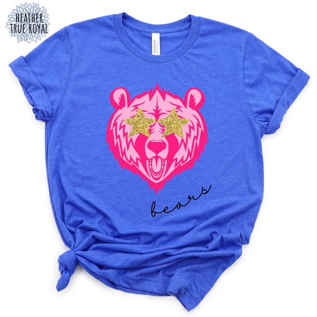 Bears / Bear / Mascot / School / College / Preppy / Game Day / Shirt / Tee / Bella / Football ...