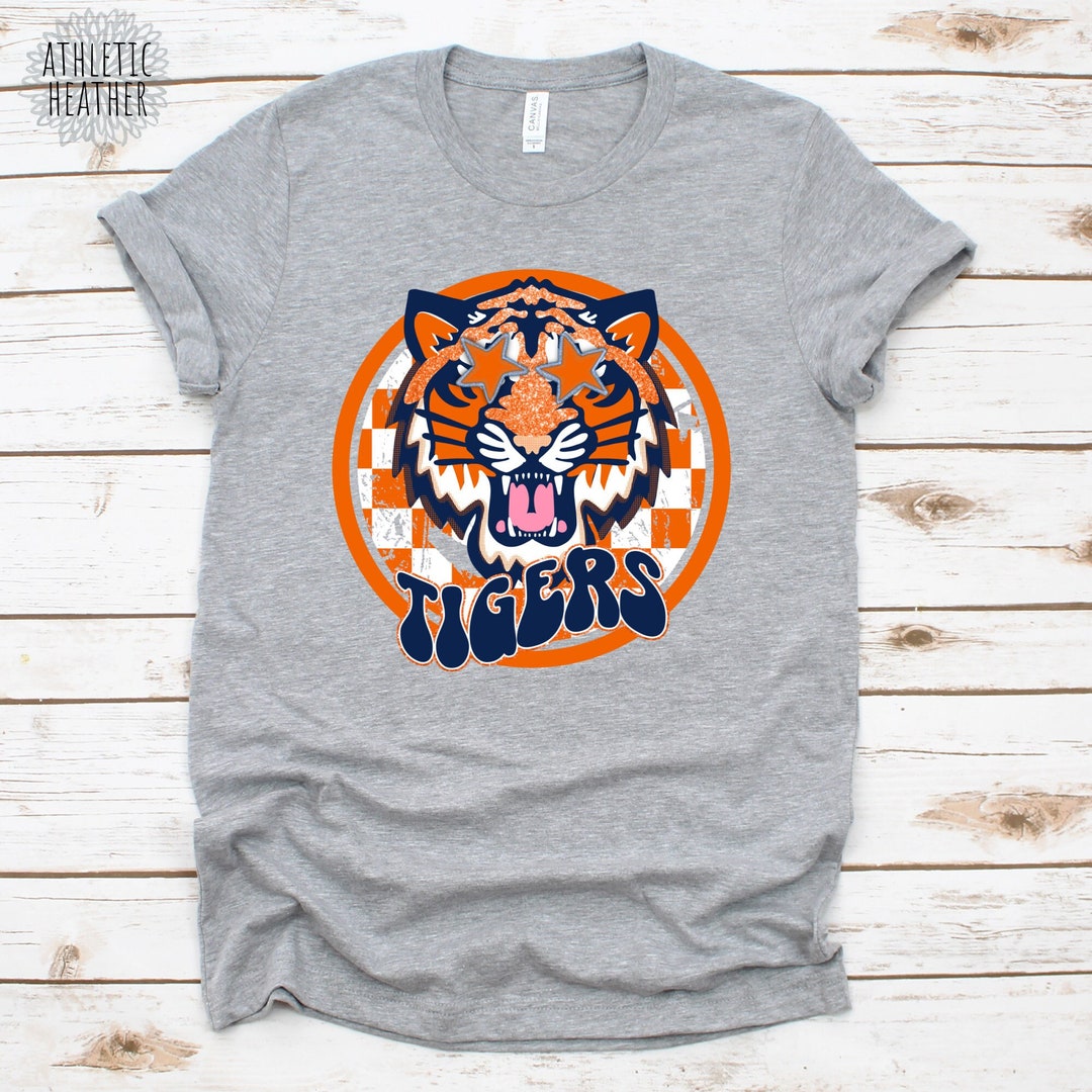 Tigers / Tiger / Mascot / School / College / Preppy / Game Day / Shirt / Tee / Bella / Football ...