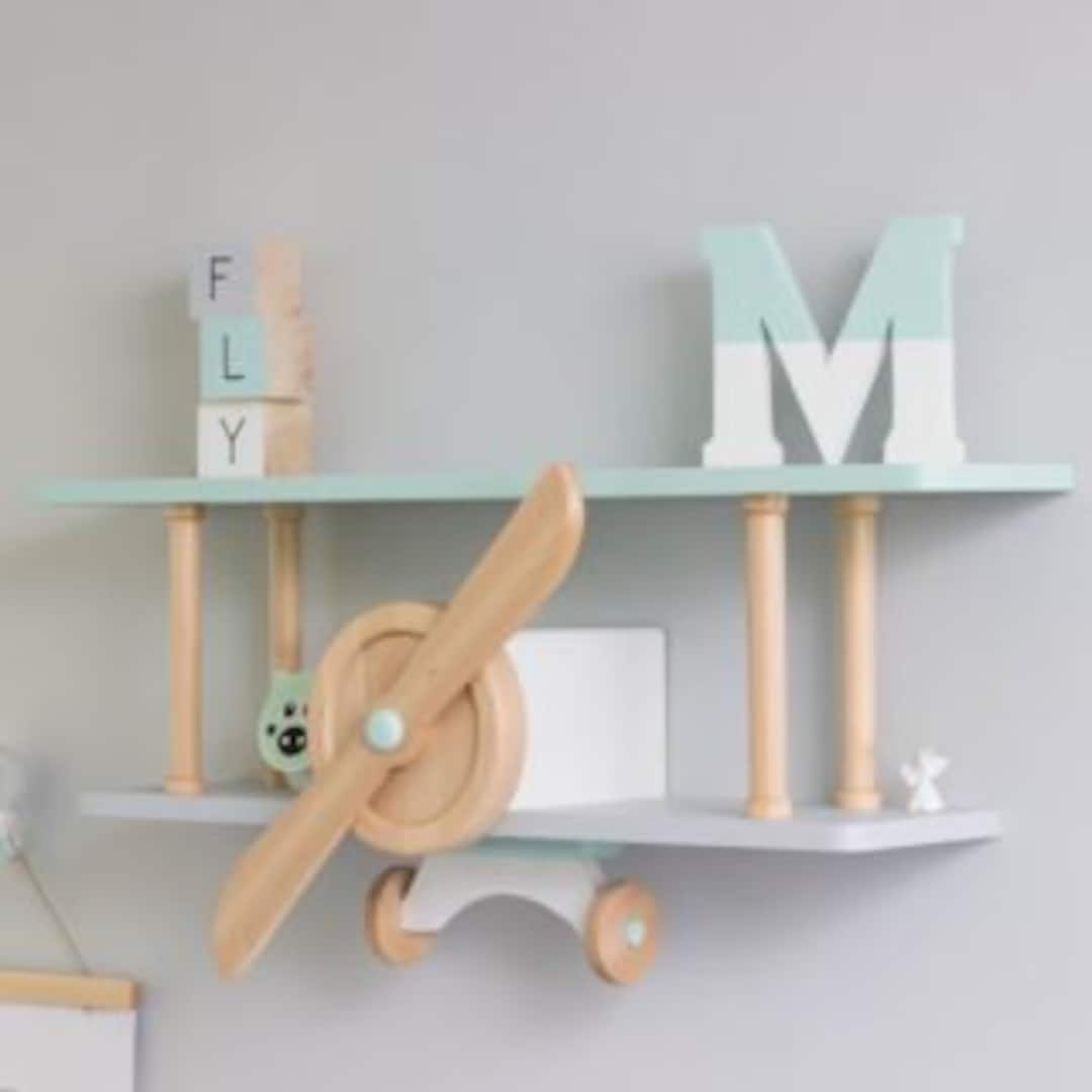 XL Plane Shelf,airplane Shelf,baby Room Decoration,kids Room Decoration ...