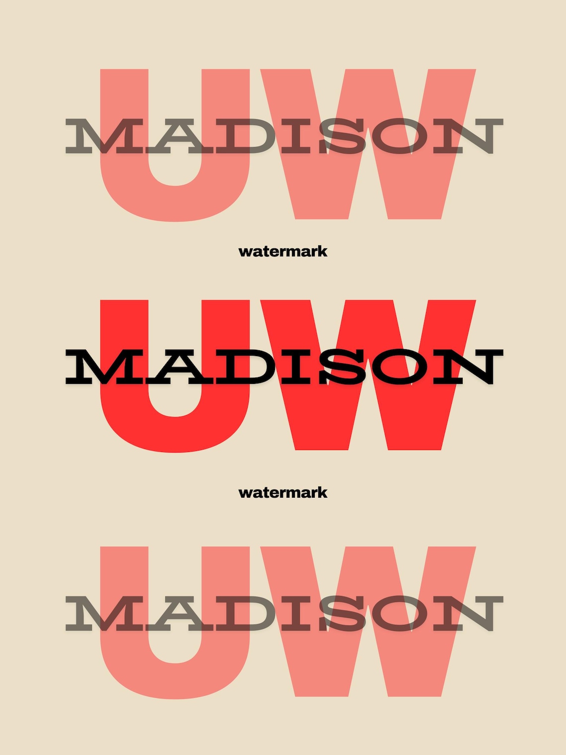 University of Wisconsin Madison Poster 3 Pack - Etsy
