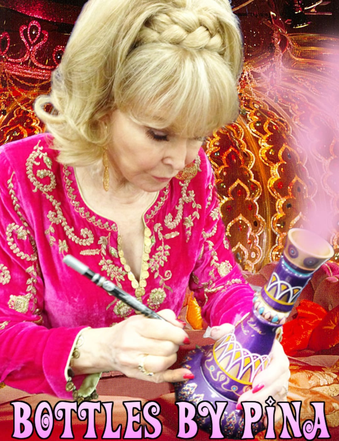 I Dream of Jeannie Signed Bottle by Barbara Eden Herself Comes With COA ...