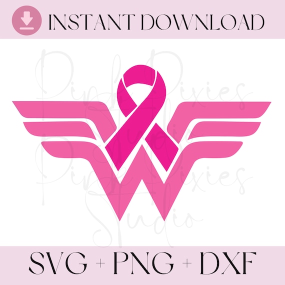 Breast Cancer Woman SVG DXF and PNG Format Breast Cancer - Etsy UK