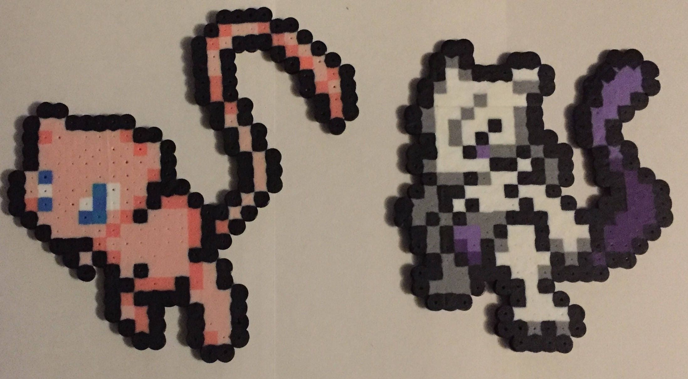 Mew and Mewtwo - Etsy