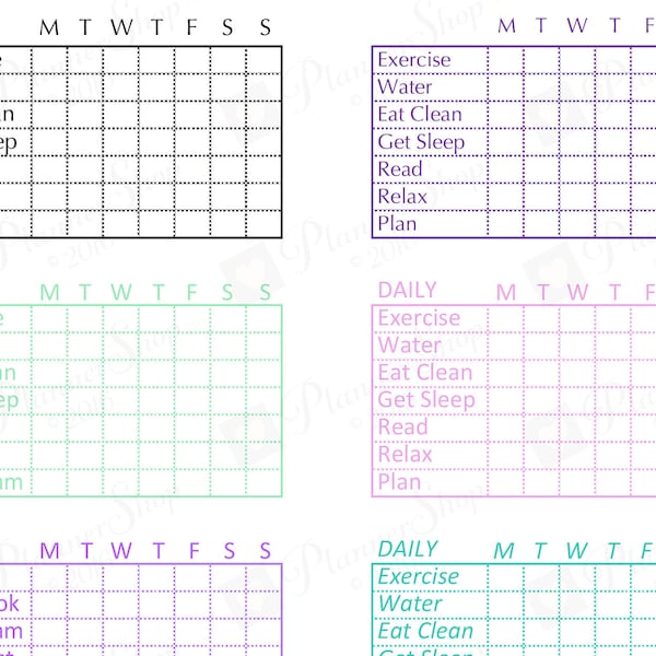 Purple HAPPY PLANNER Stickers to Do Planner Printable to Do Organizer ...