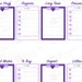 Classic Double Purple HAPPY PLANNER Stickers to Do Planner - Etsy