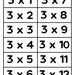 Multiplication Flashcards 0-12 Printable - Etsy