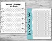 Reading Tracker 100 Books or 1000 Books Coloring Page - Etsy