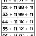Division Flashcards 1-12 Printable - Elementary Flash Cards - Kids ...