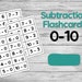 Addition Flashcards 0-10 Printable - Elementary - Math Practice - Etsy