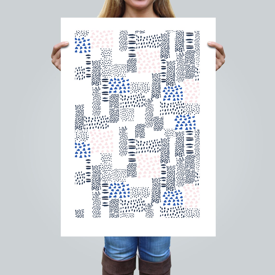 Modern Bauhaus Digital Paper Collection { Set of 8 } Digital ...