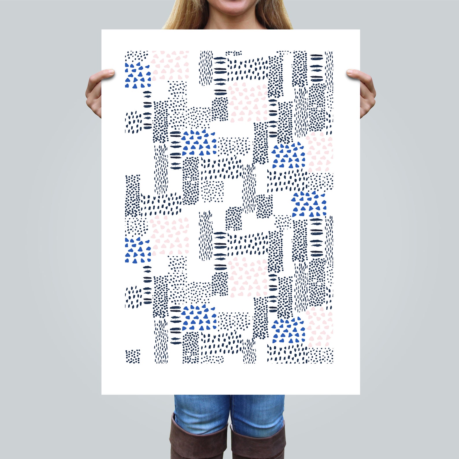 Modern Bauhaus Digital Paper Collection { Set of 8 } Digital ...