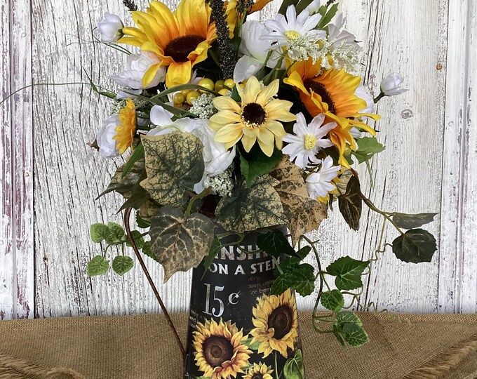 Sunshine on a Stem Sunflower Summer Floral - Etsy