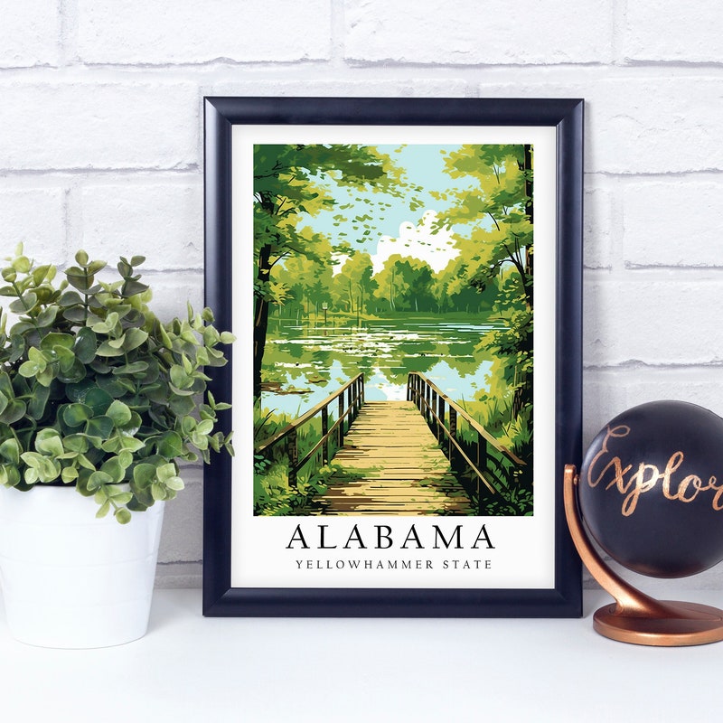 Alabama Poster - Etsy
