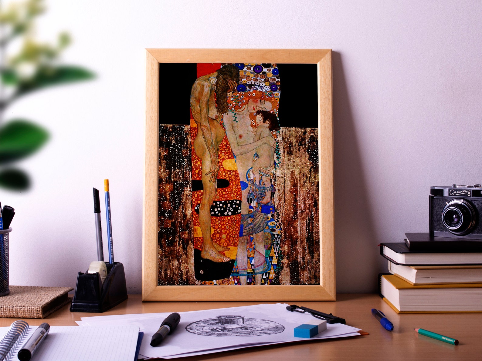 The Three Ages of Woman Poster Print Painting by Gustav Klimt | Etsy