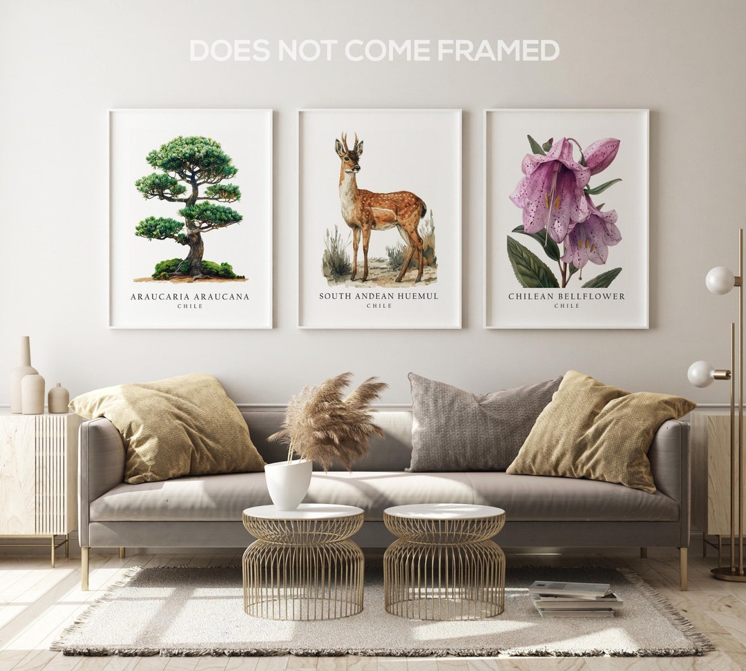 Chile National Symbols, the South Andean Huemul, Chilean Bellflower ...