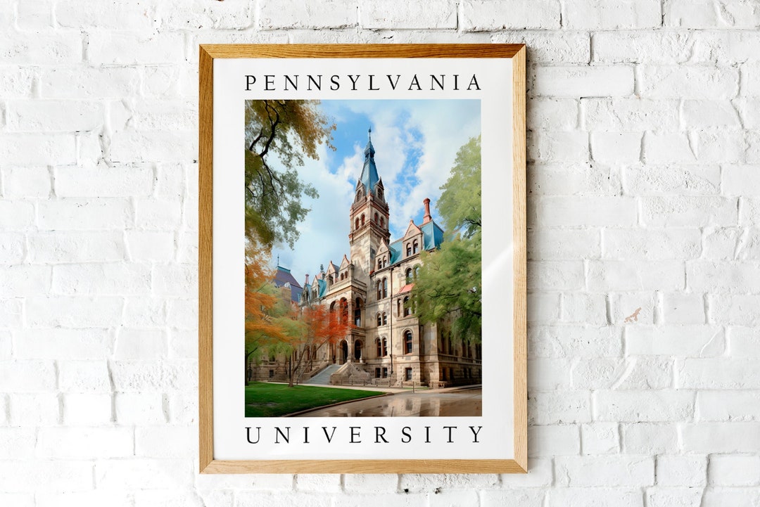 University of Pennsylvania Poster Print Wall Décor - Etsy