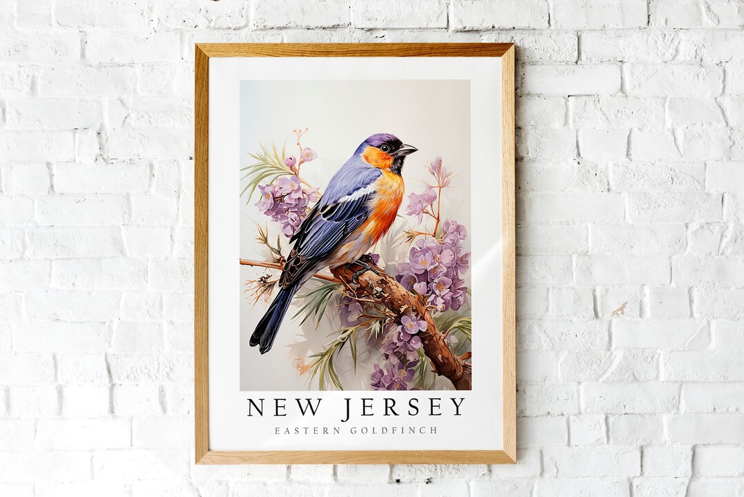 Eastern Goldfinch, the State Bird of New Jersey, Poster Print, Wall ...