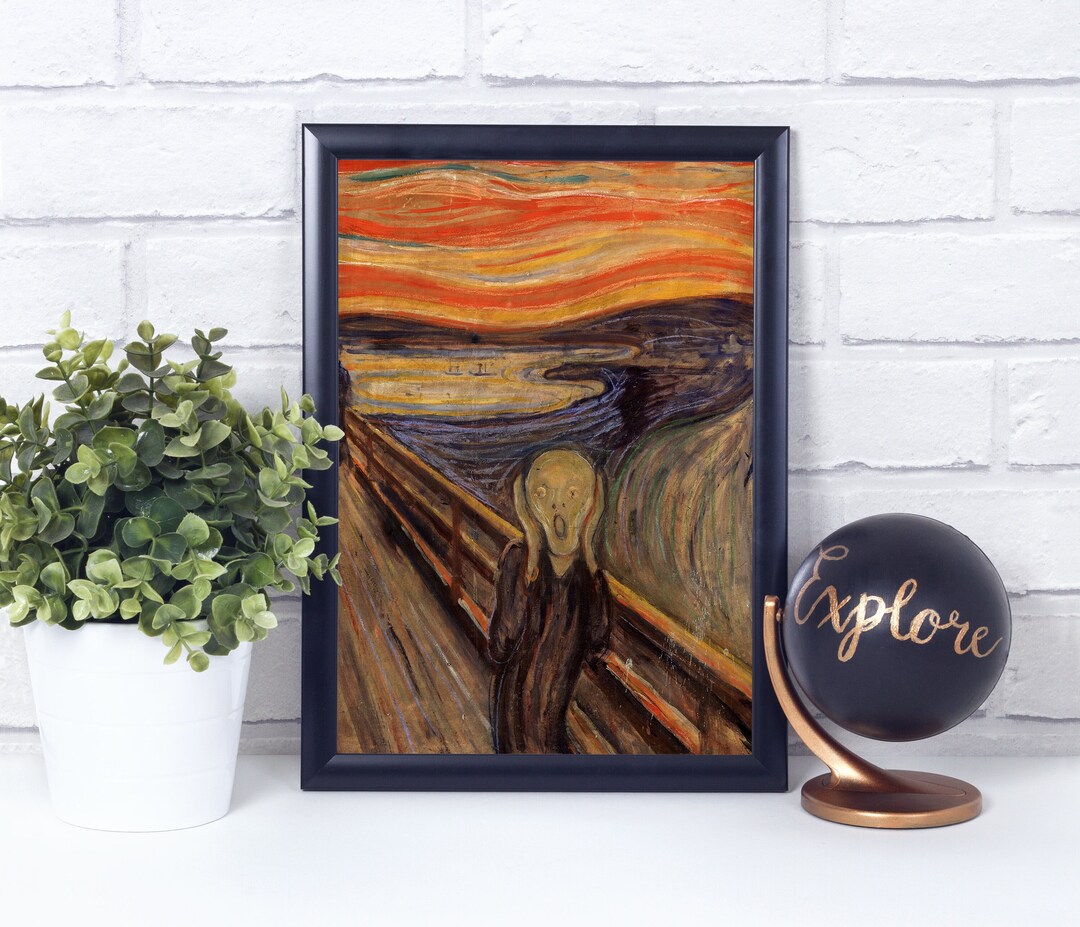 The Scream, Poster Print Painting, Wall Art Décor - Etsy.de