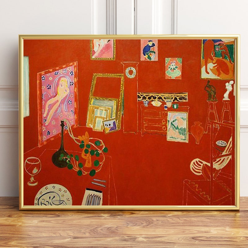 Red Art Print - Etsy