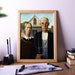 American Gothic, Poster Print Painting, Wall Art Décor - Etsy