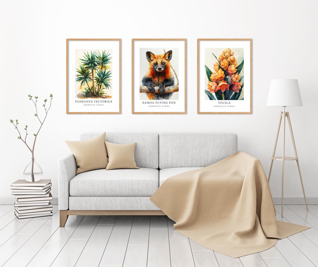 American Samoa National Symbols, the Samoan Flying Fox, Teuila Flower ...