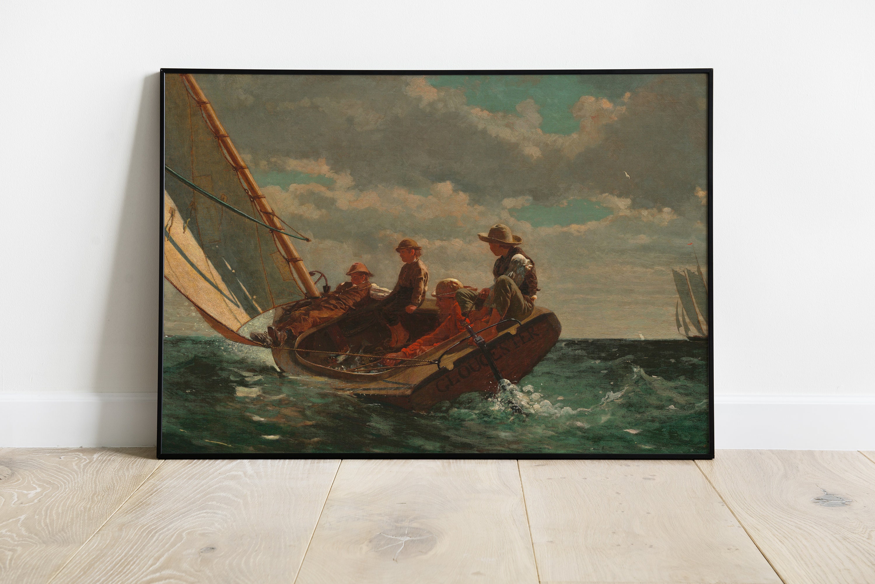 Breezing up A Fair Wind Poster Print Painting Wall Art - Etsy