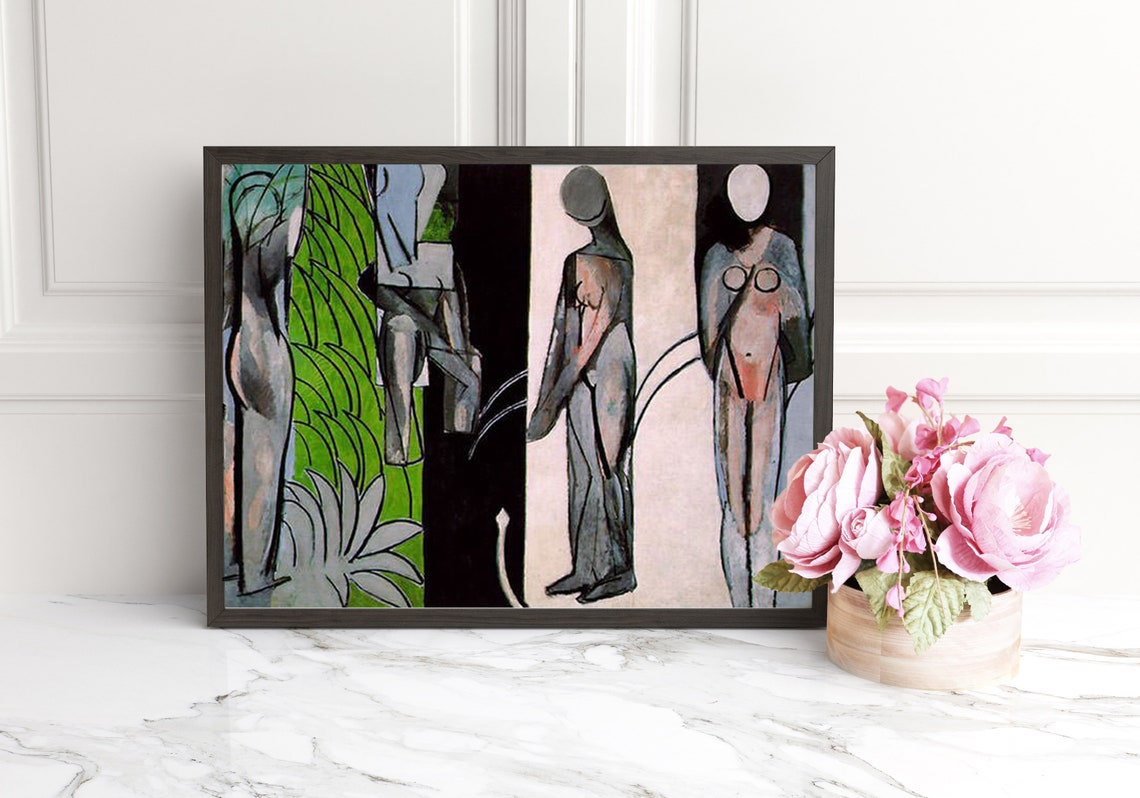 Bathers by a River Poster Print Painting by Henri Matisse - Etsy