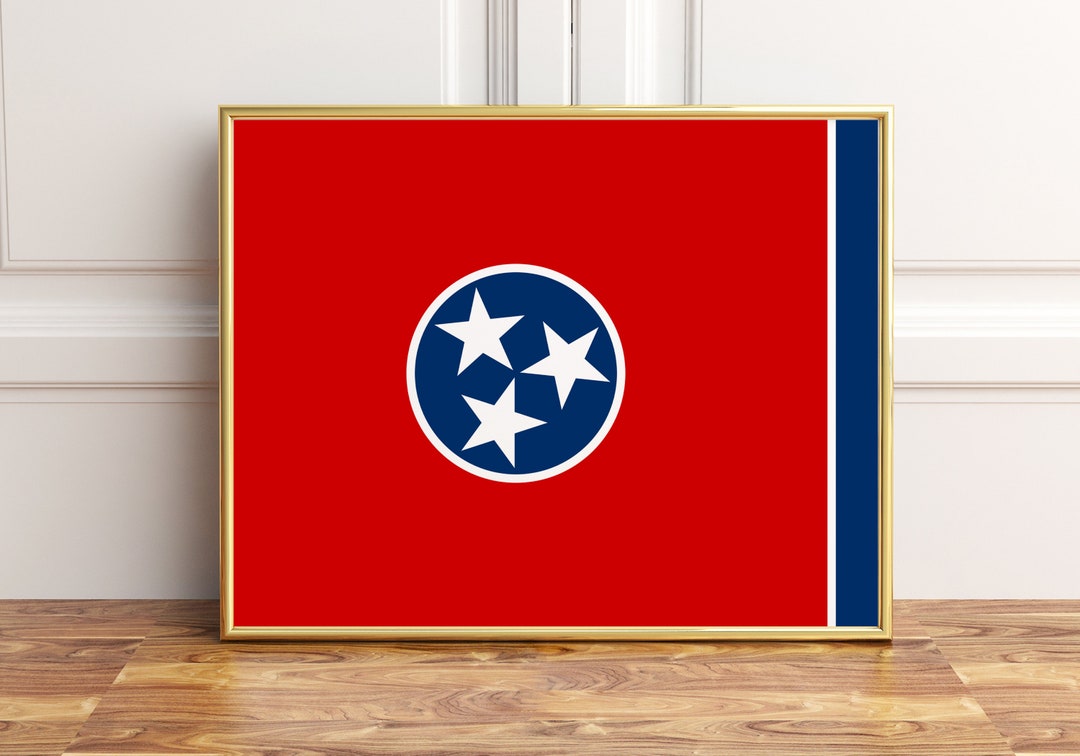 Tennessee State Flag, Poster Print, Wall Décor - Etsy