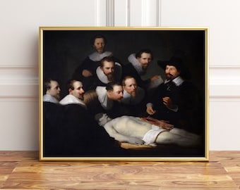 Anatomy Lesson Painting - Etsy