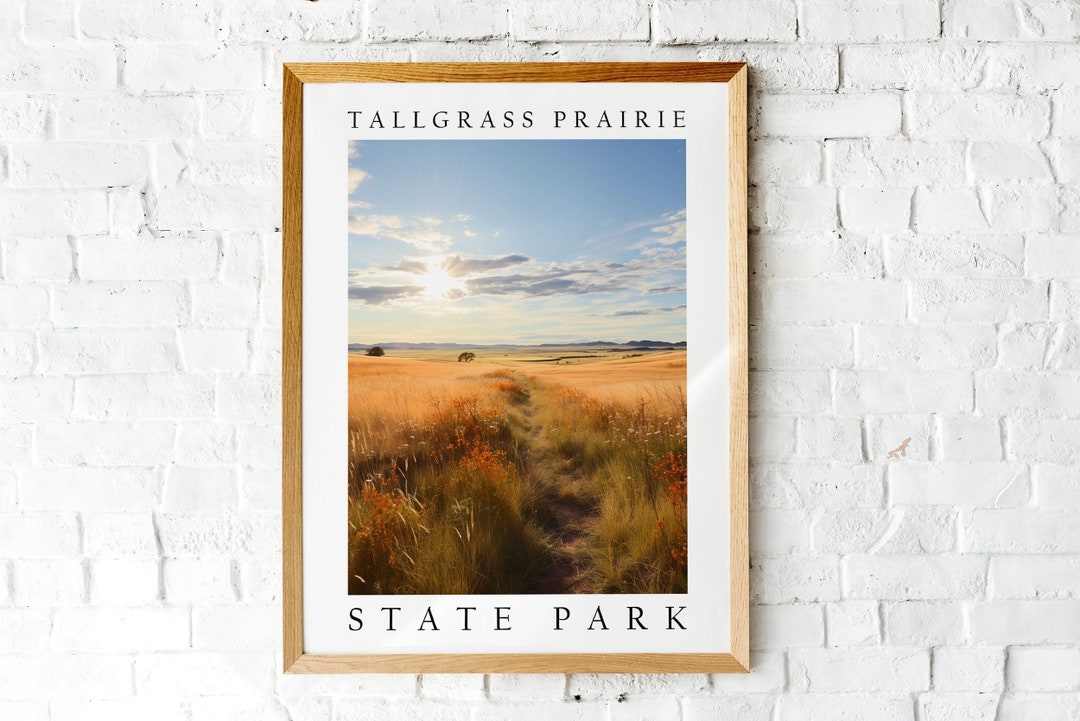 Tallgrass Prairie National Preserve, Poster Print, Wall Décor - Etsy