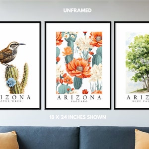 Arizona State Bird Cactus Wren, State Tree Palo Verde, State Flower ...