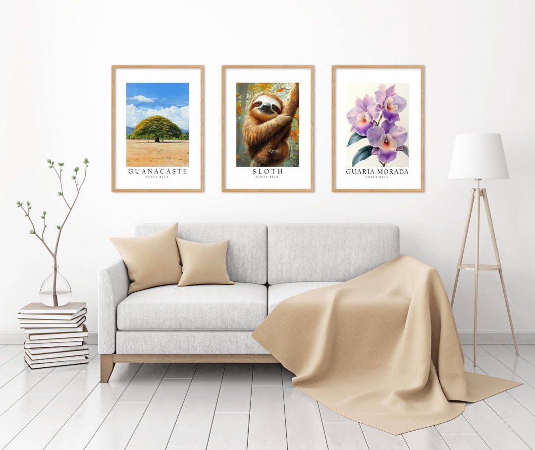 Costa Rica National Symbols, the Sloth, Guaria Morada Flower ...